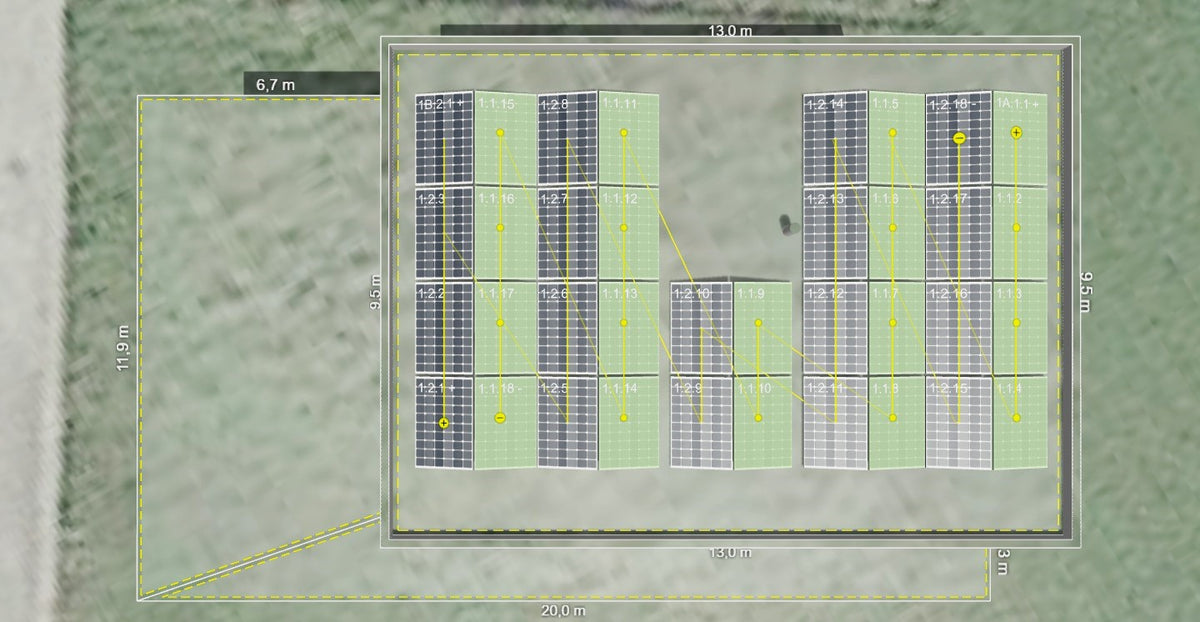 Anlagenplanung / Belegungsplan / Stringplan / Statik